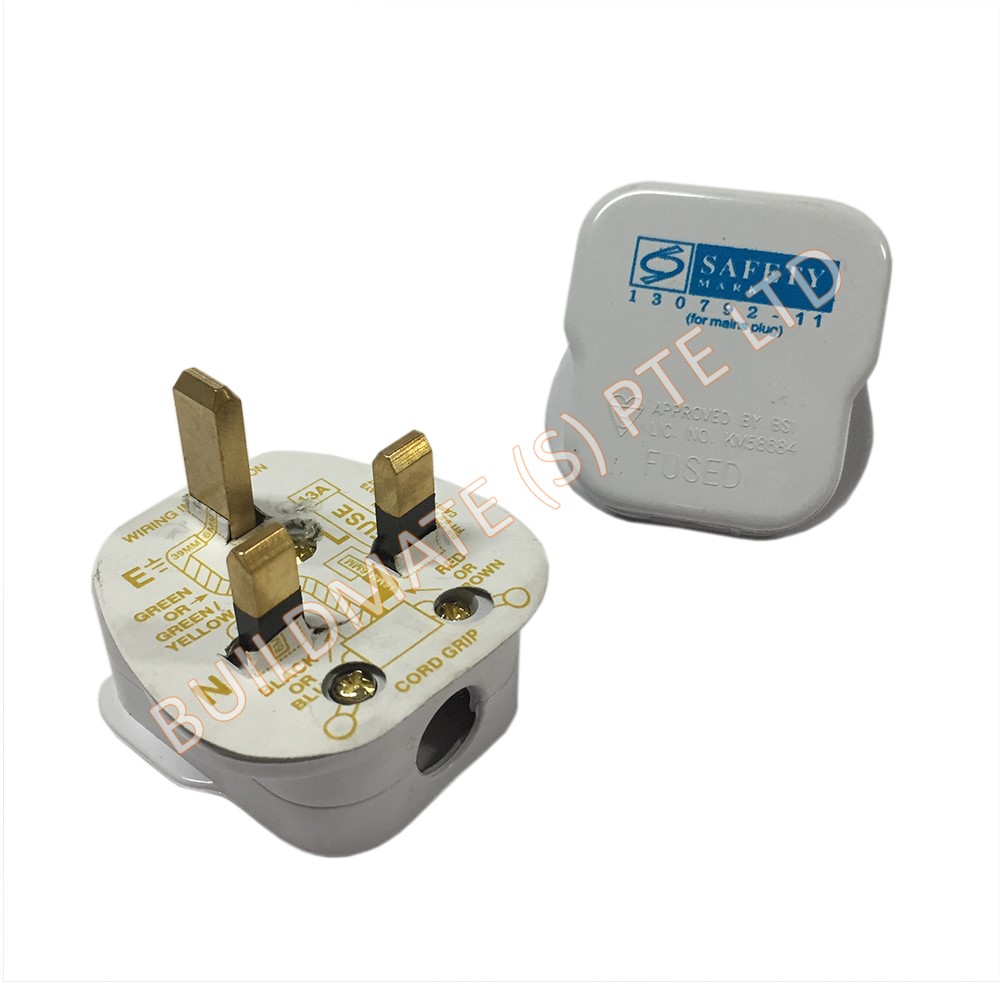 3-Pin Plug Square (13Amp) - Buildmate