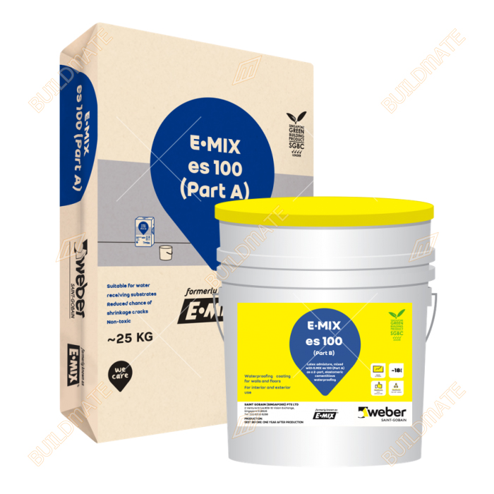 Cementitious Waterproofing (ES100) - WEBER (formally known as Emix ...