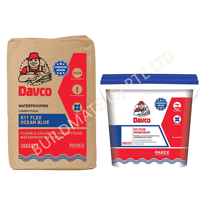 Cementitious Waterproofing (K11 Flex Ocean Blue) - DAVCO - Buildmate