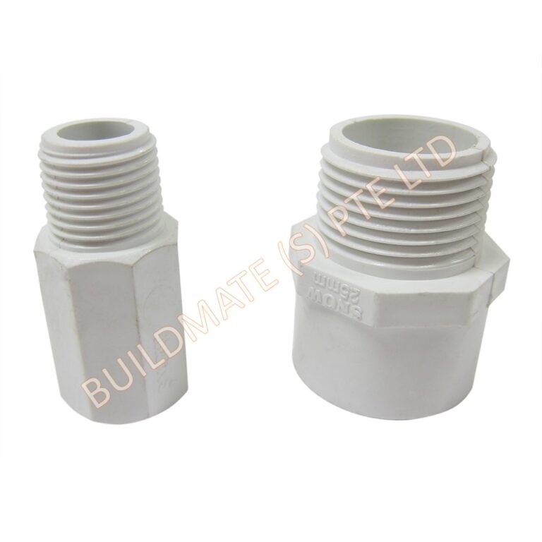White UPVC Valve Socket - Buildmate