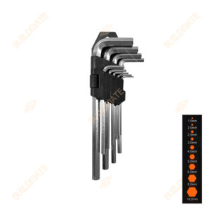 Short Allen Key 9pc (mm) - Buildmate